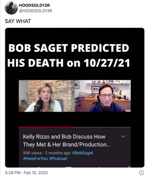 Did Bob Saget Predict His Own Death Yourtango